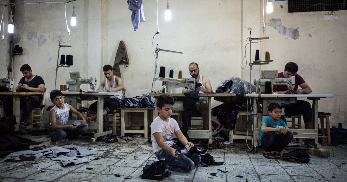From war to work: Syrian child labour in Turkish textile workshops ...